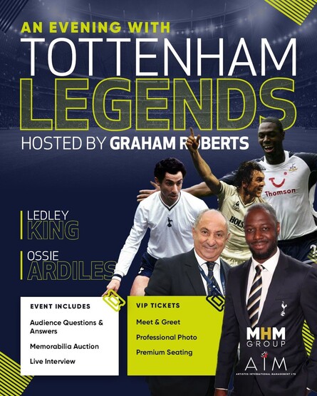 An Evening with Tottenham Legends | Princes Theatre